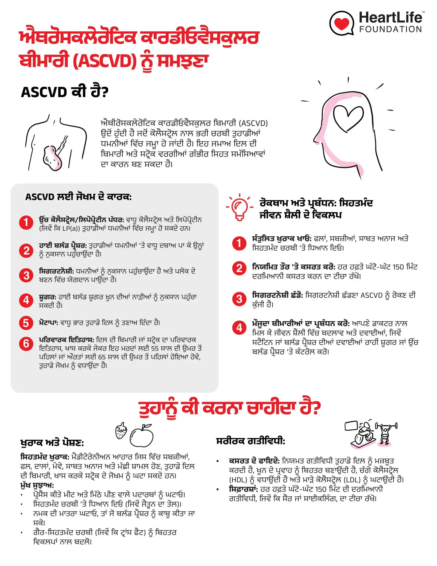 Pamphlet ASCVD - HeartLife Foundation
