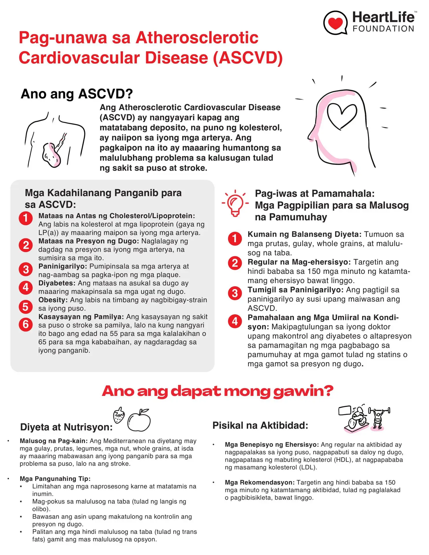 Pamphlet ASCVD - HeartLife Foundation